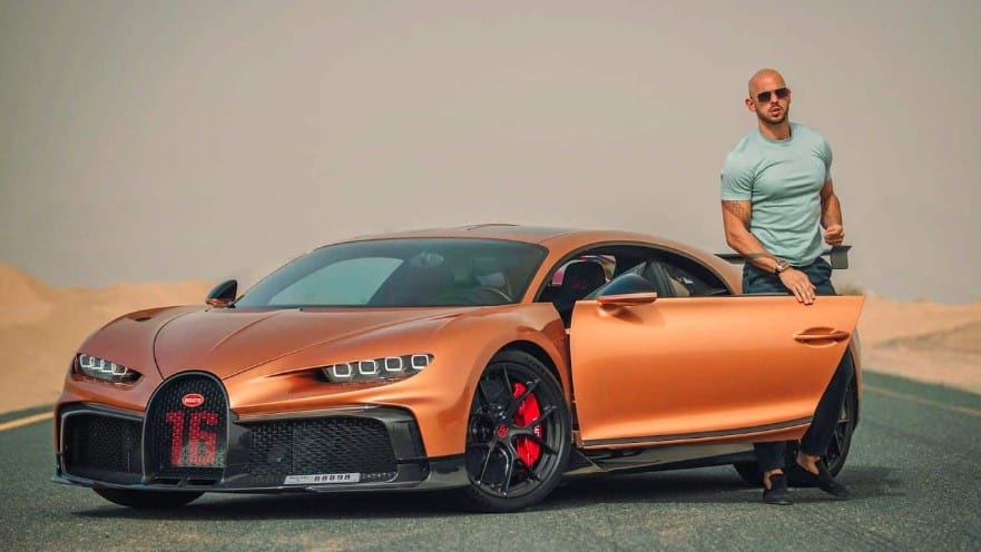 Andrew Tate Bugatti Color, Watch & Price Revealed