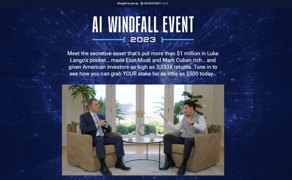 Luke Lango AI Windfall Event Legit?